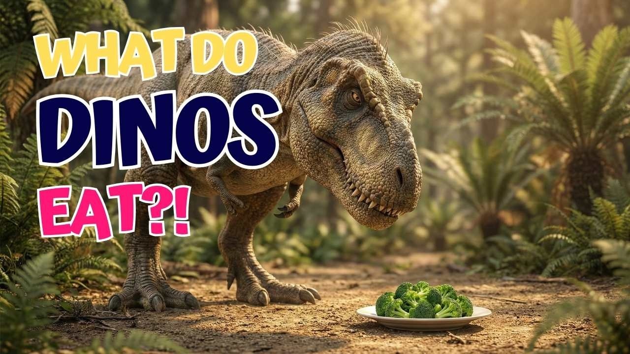 🦖 What Did Dinosaurs Eat? | T-Rex vs Brachiosaurus for Kids | Dino ...