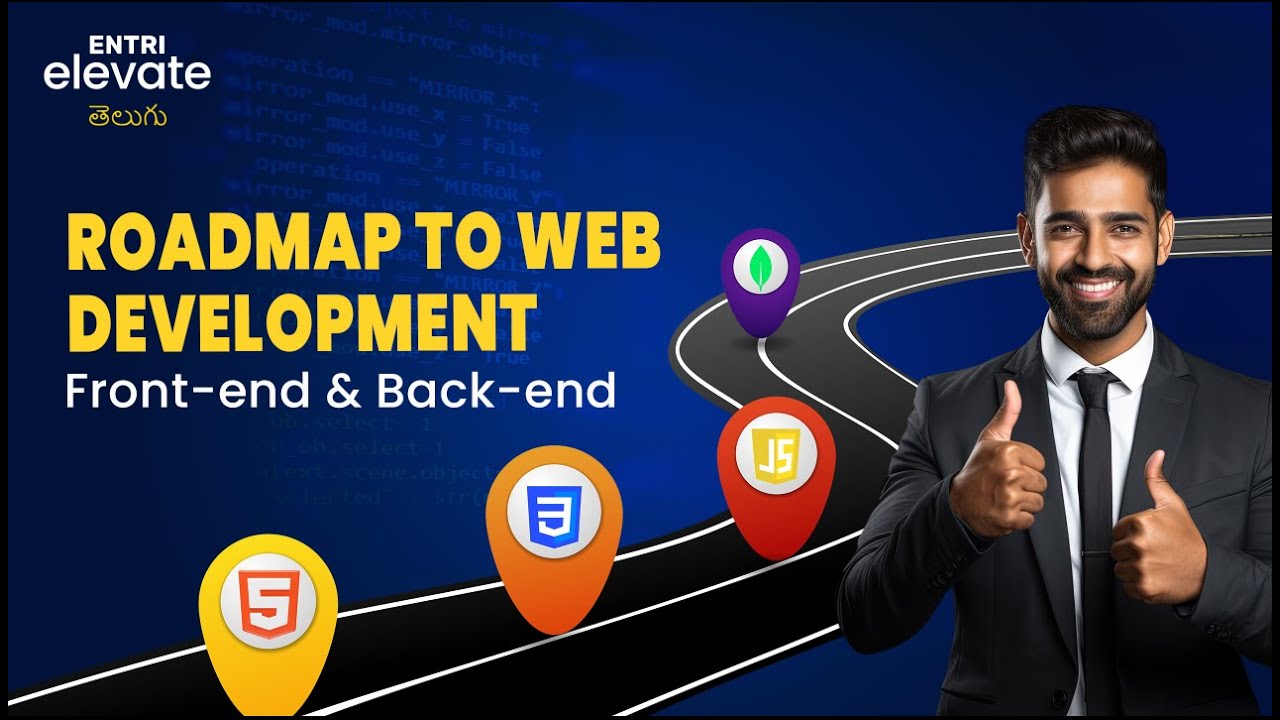 Coding for beginners తెలుగులో | Roadmap to Web Development 2024 | Entri Elevate Telugu - YouTube