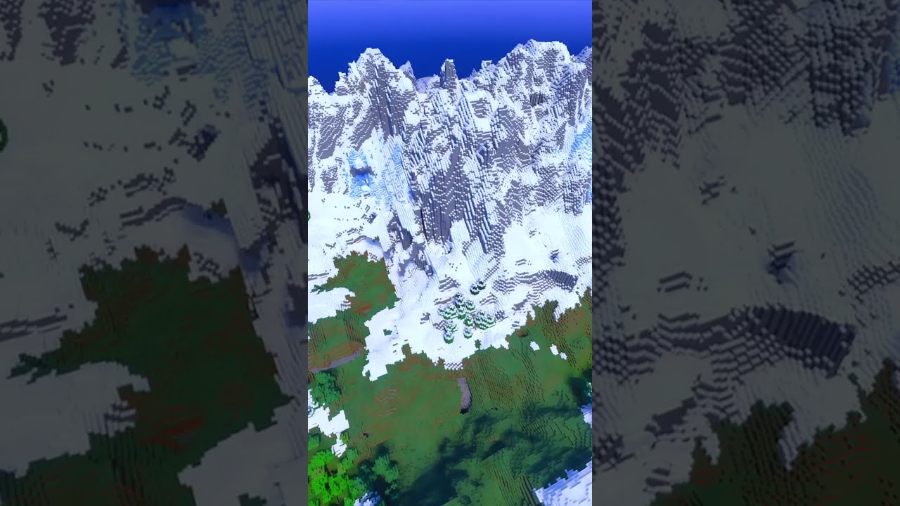 Minecraft New Mountains SEED - YouTube