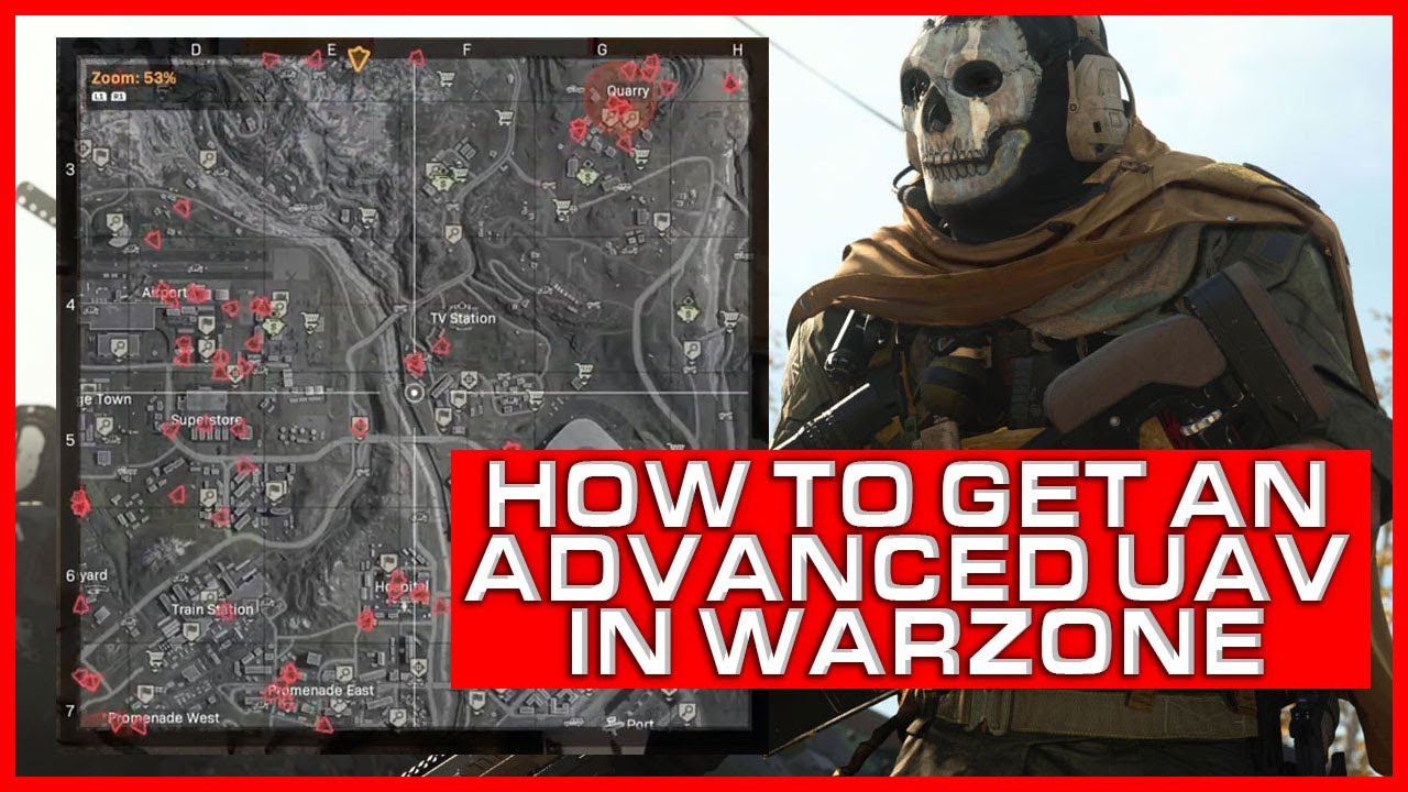How to get an advanced UAV in Warzone Battle Royale & Plunder - YouTube
