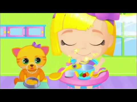 Fun Baby Care - Lily & Kitty Baby Doll House Kids Games - Toilet Dress ...
