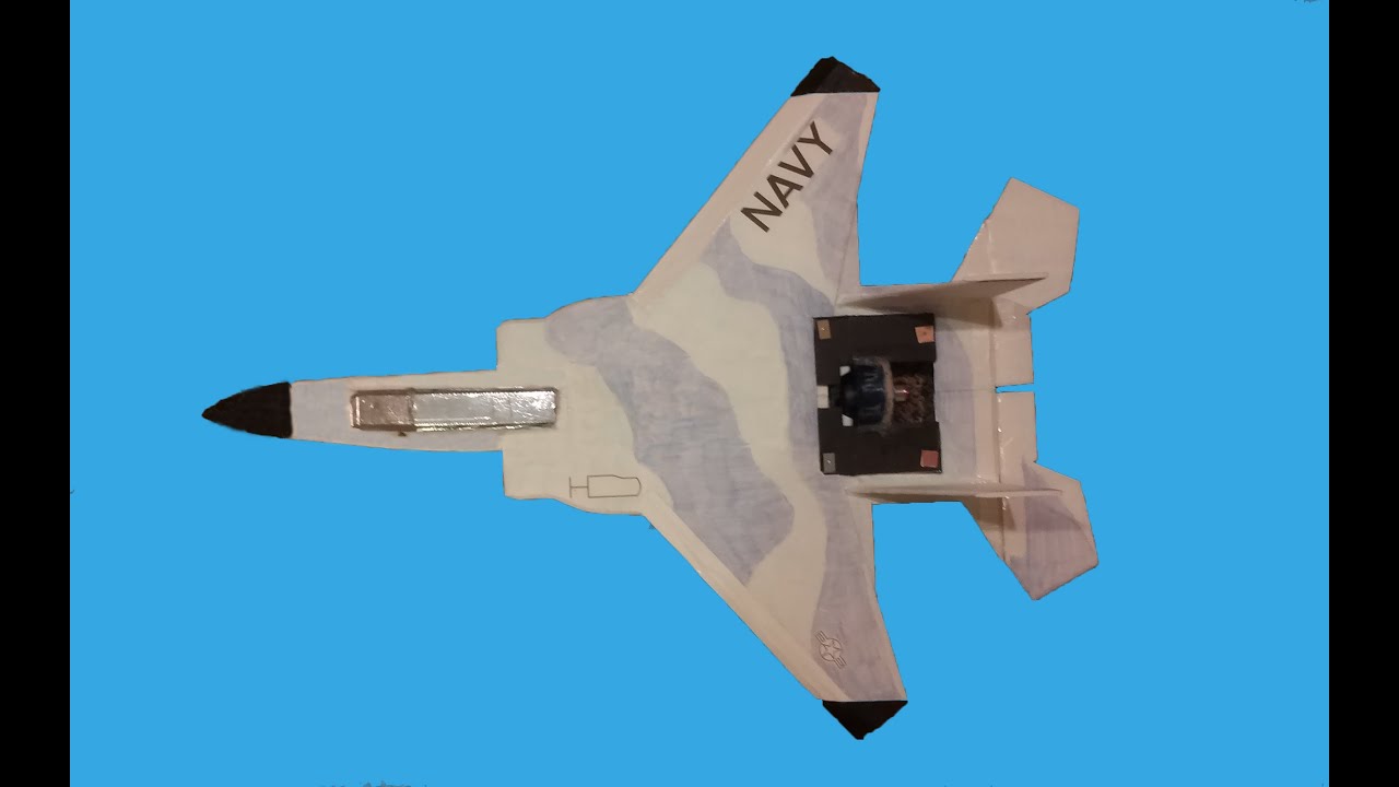 Scratch built rc jet CreativeRCutah F-15 EDF - YouTube