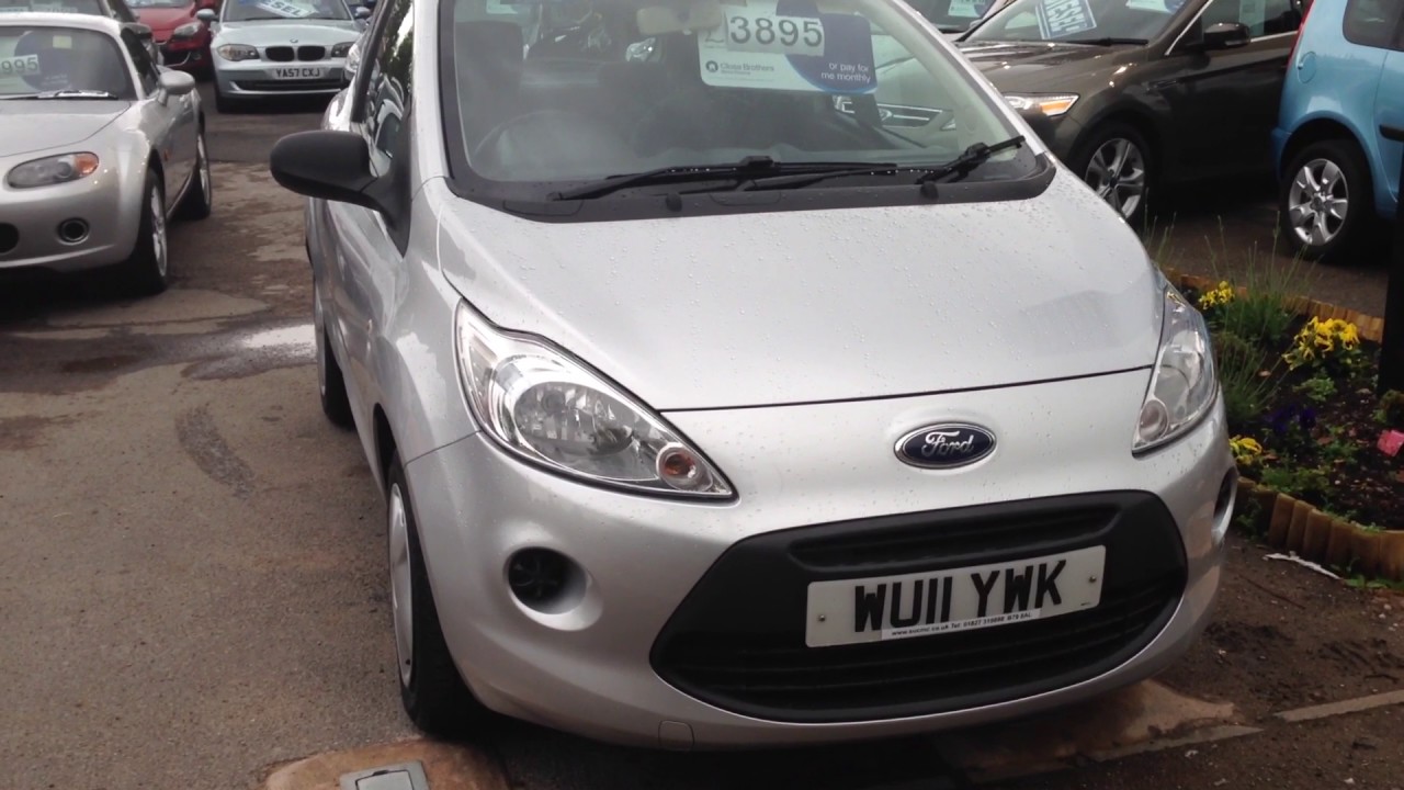 SOLD....For sale : 2011 Ford KA . Silver - YouTube