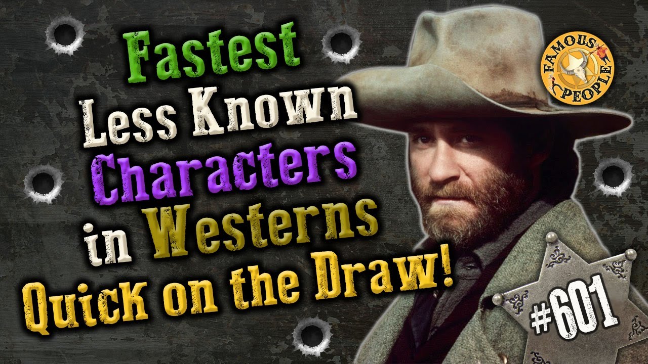 Fastest Less Known Characters in Westerns Quick on the Draw - YouTube