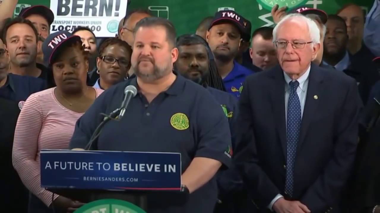 TWU Local 100 EVP John Samuelsen Speaks - YouTube