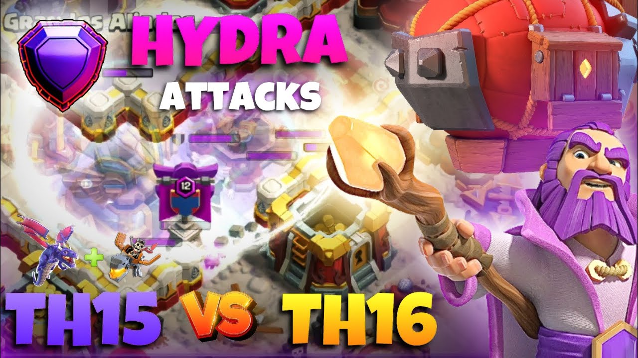 TH15 vs TH16 | Full Maxed | LegendLeague Attack!! #ClashofClans #coc ...