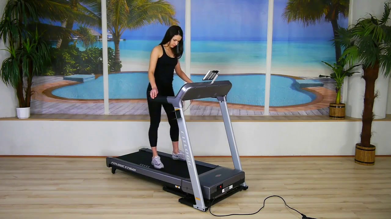 Беговая дорожка FitLogic ET1601 - YouTube