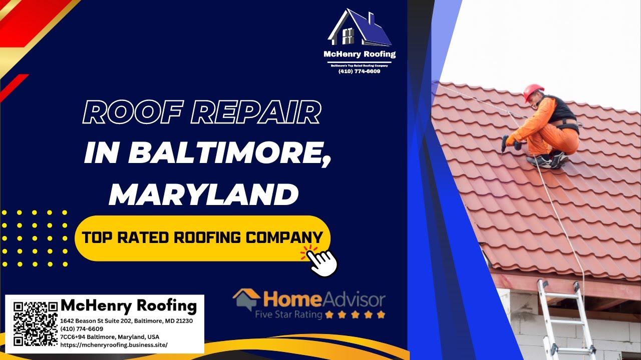 Roof Repair in Baltimore, Maryland - McHenry Roofing - YouTube
