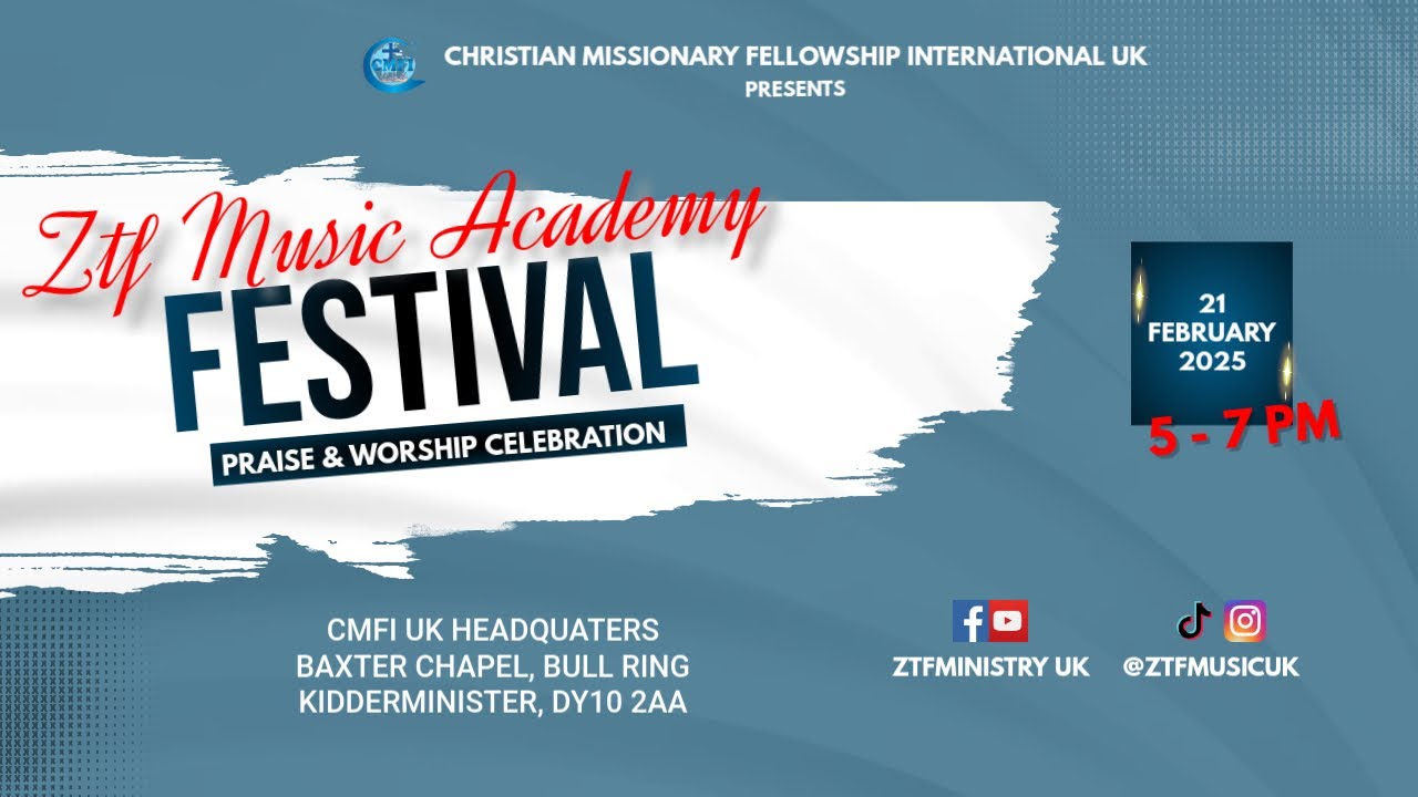 ZTF MUSIC ACADEMY FESTIVAL 2025 I ZTFMINISTRY UK - YouTube