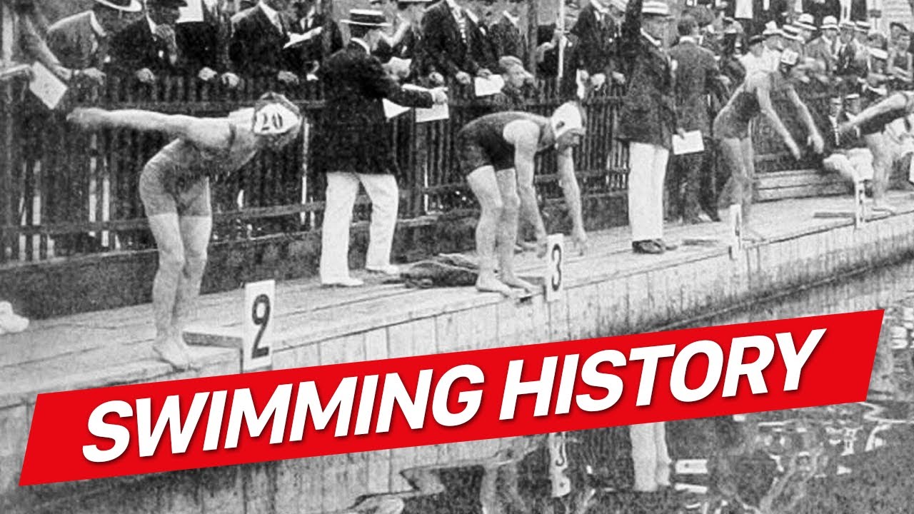 Swimming at the first Games! - YouTube