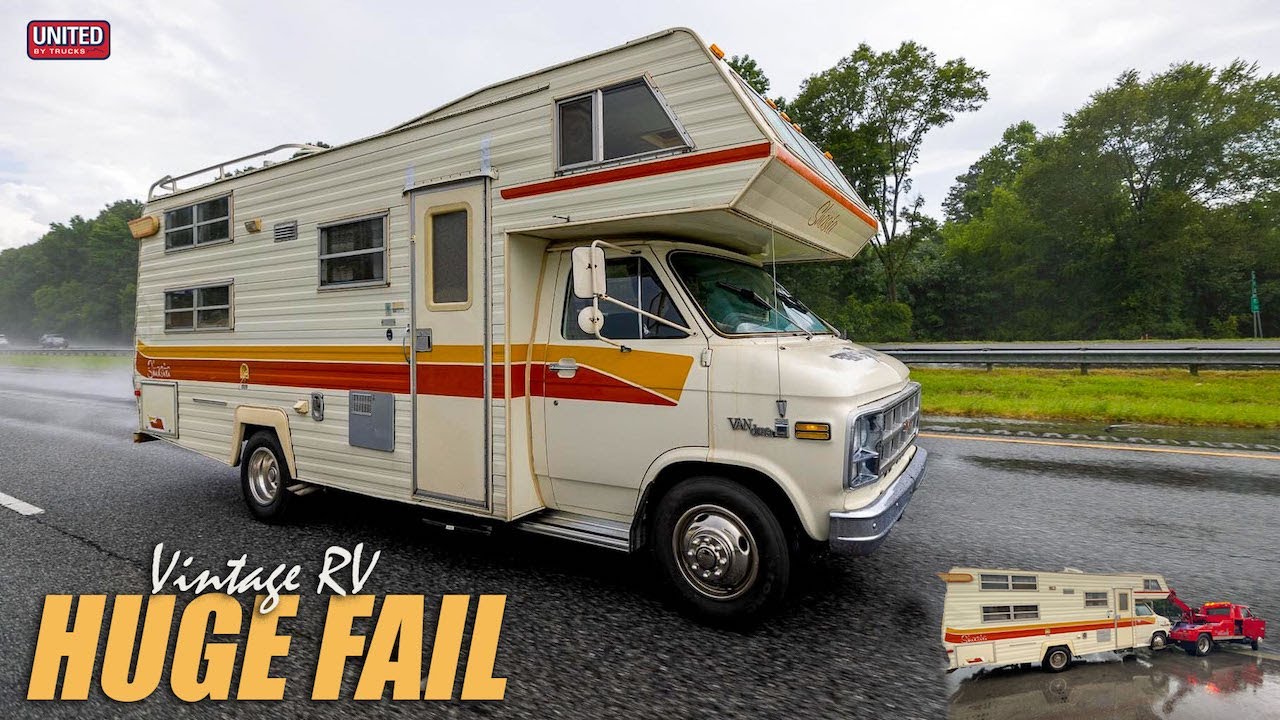 Our first ROADTRIP in this vintage Shasta RV is a HUGE DISASTER! - YouTube