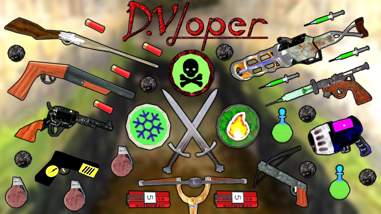 DVloper All Unofficial Remake Games All Weapons | Granny 1 2 3 4 5 All ...