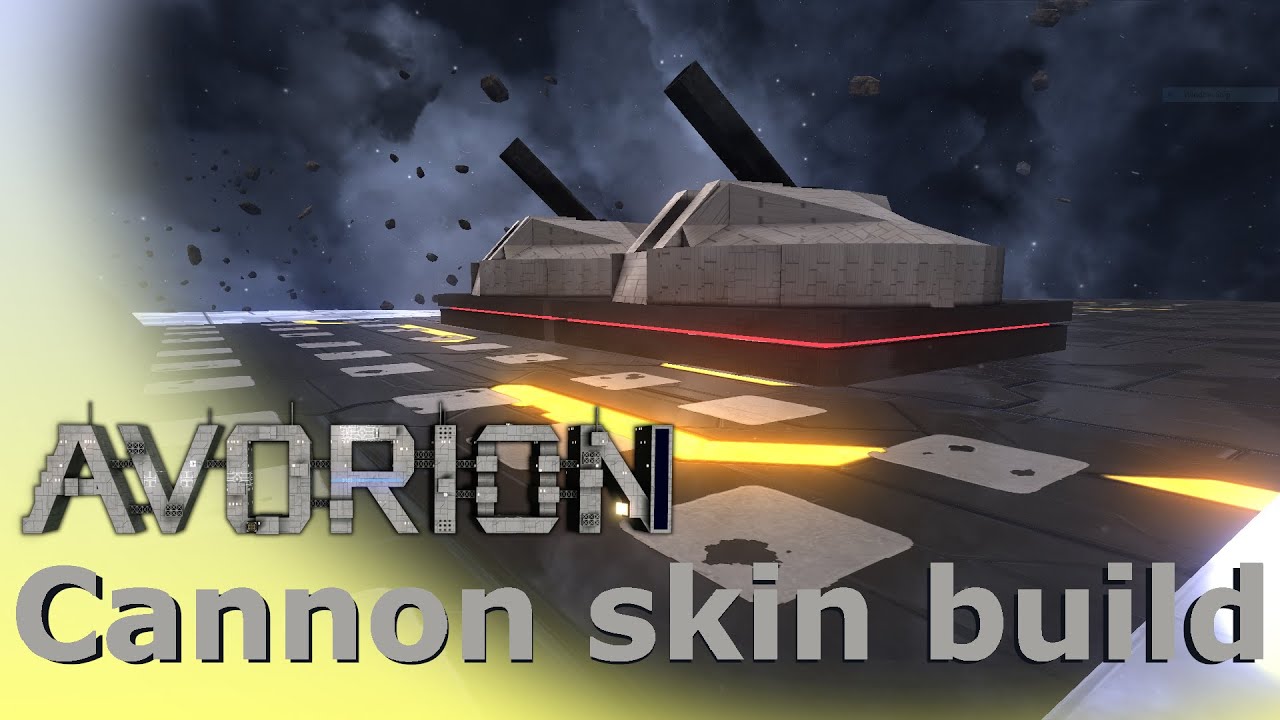 Avorion creative gameplay. Building a size 4 skin for Cannon Turret ...