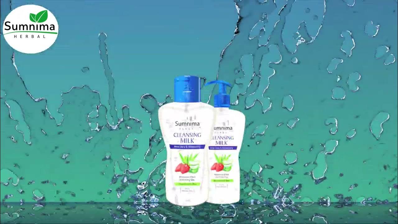 Sumnima Herbal cleansing milk aloe vera and straberry - YouTube