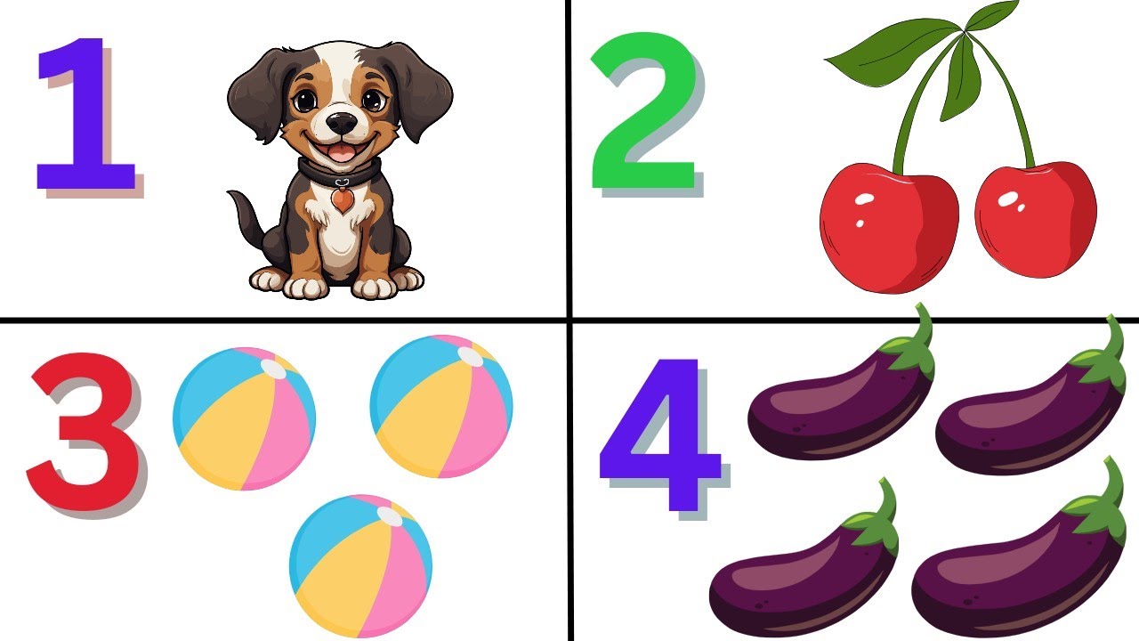 Numbers 1 to 10 | Numbers song | Learn to Count from 1 to 10 | Count to ...