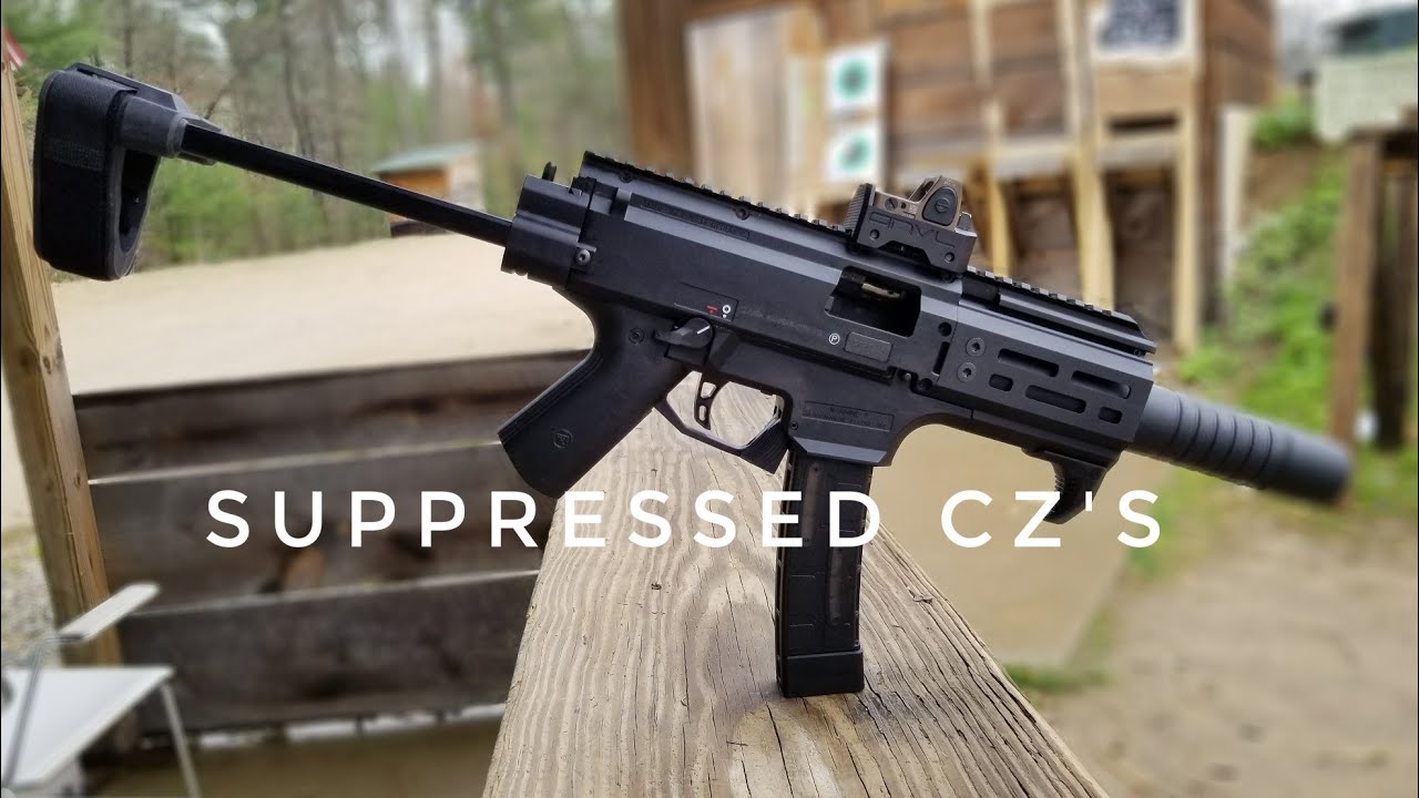 Suppressed CZ Scorpion Micro & BREN 2Ms - YouTube