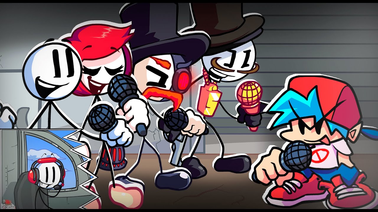 FNF MOD: TRIPLE THREAT - A Henry Stickmin Triple Trouble Cover - YouTube