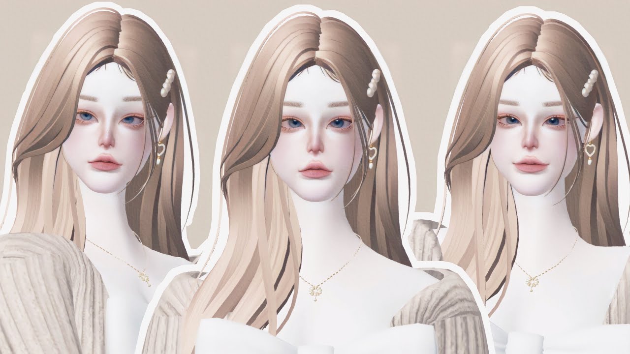 ZEPETO GIRL FACE TUTORIAL “pretty girl face tutorial” - YouTube