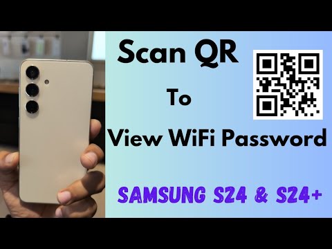How to Scan QR code to Connect WiFi in Samsung Galaxy S24 and S24 Plus ...