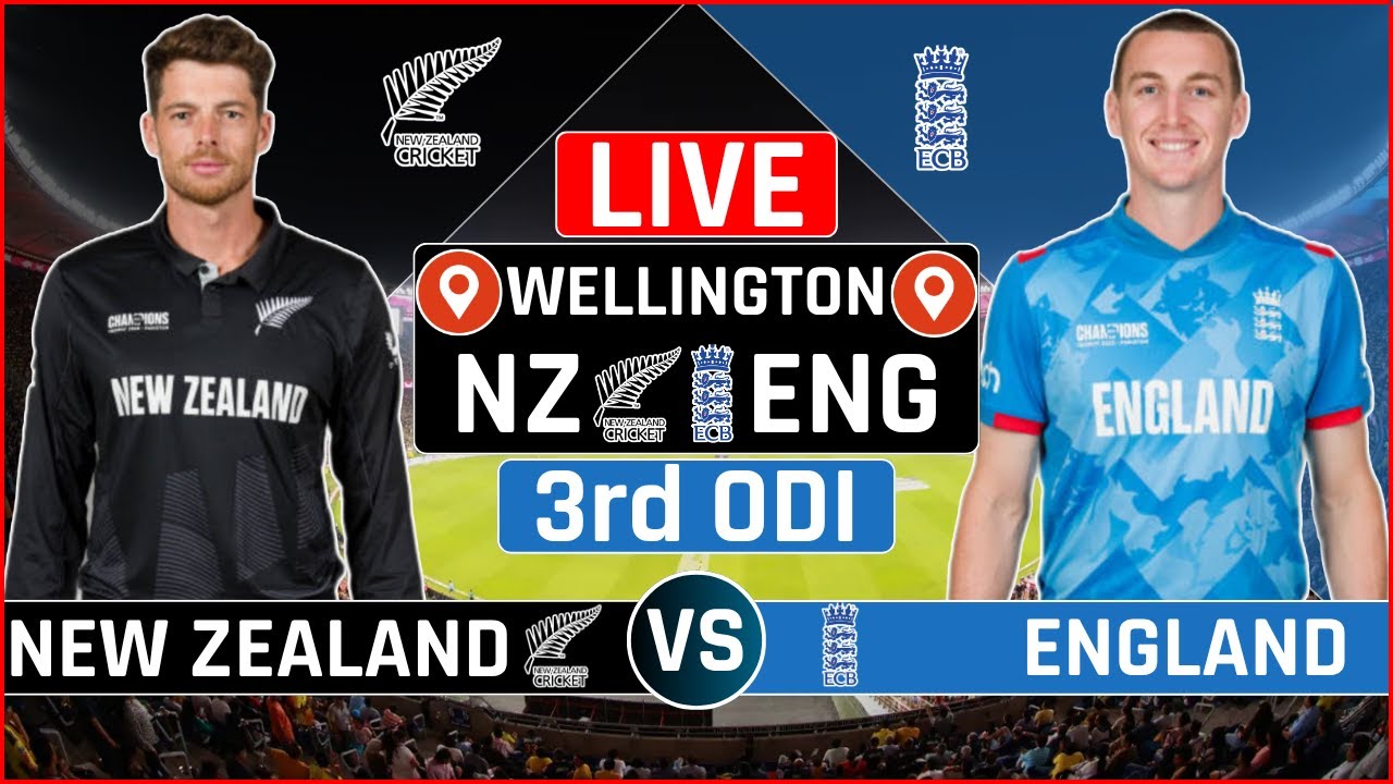 New Zealand vs England 3rd ODI Live Scores | NZ vs ENG 3rd ODI Live ...