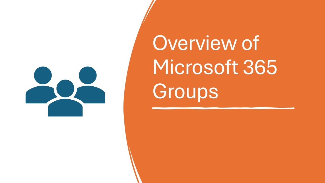Overview of Microsoft 365 Groups - YouTube