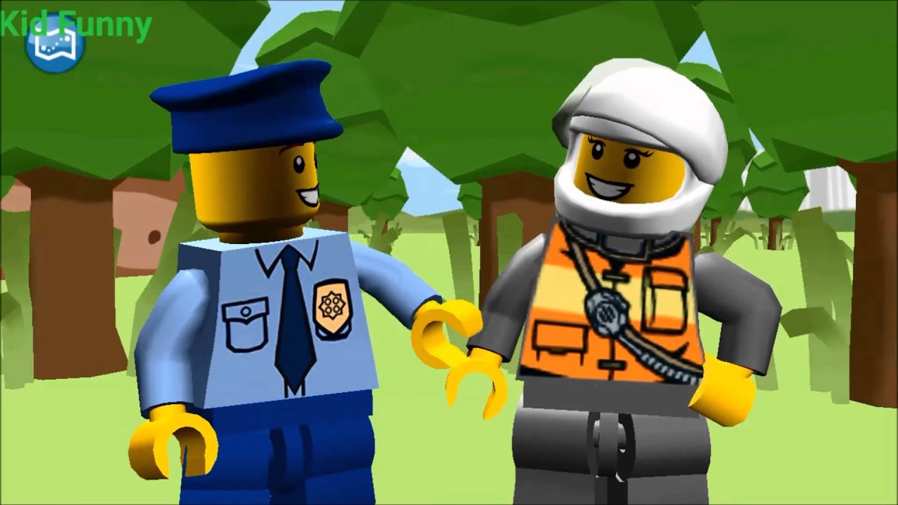 LEGO Police Car Films & Mini Movies 2020 ll Cartoon 3D Lego Police Car ...