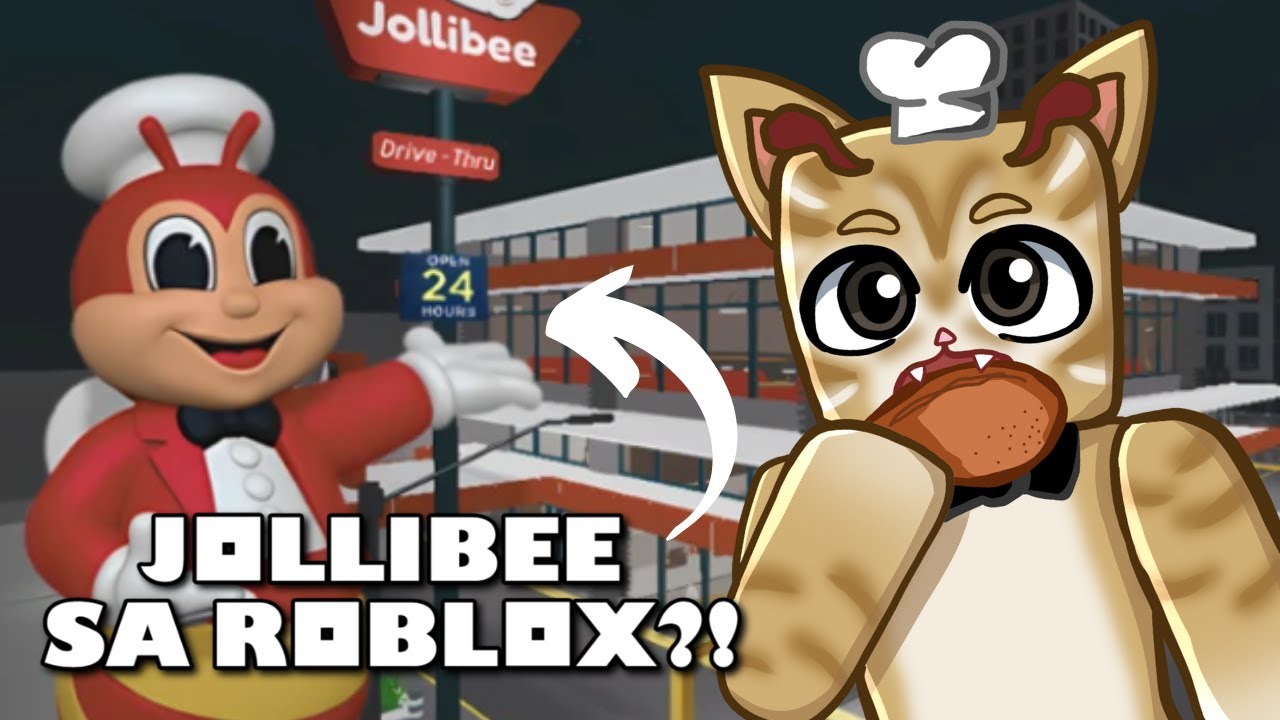 KUMAIN AKO SA JOLLIBEE | Roblox | El Milo Gato | Tagalog - YouTube