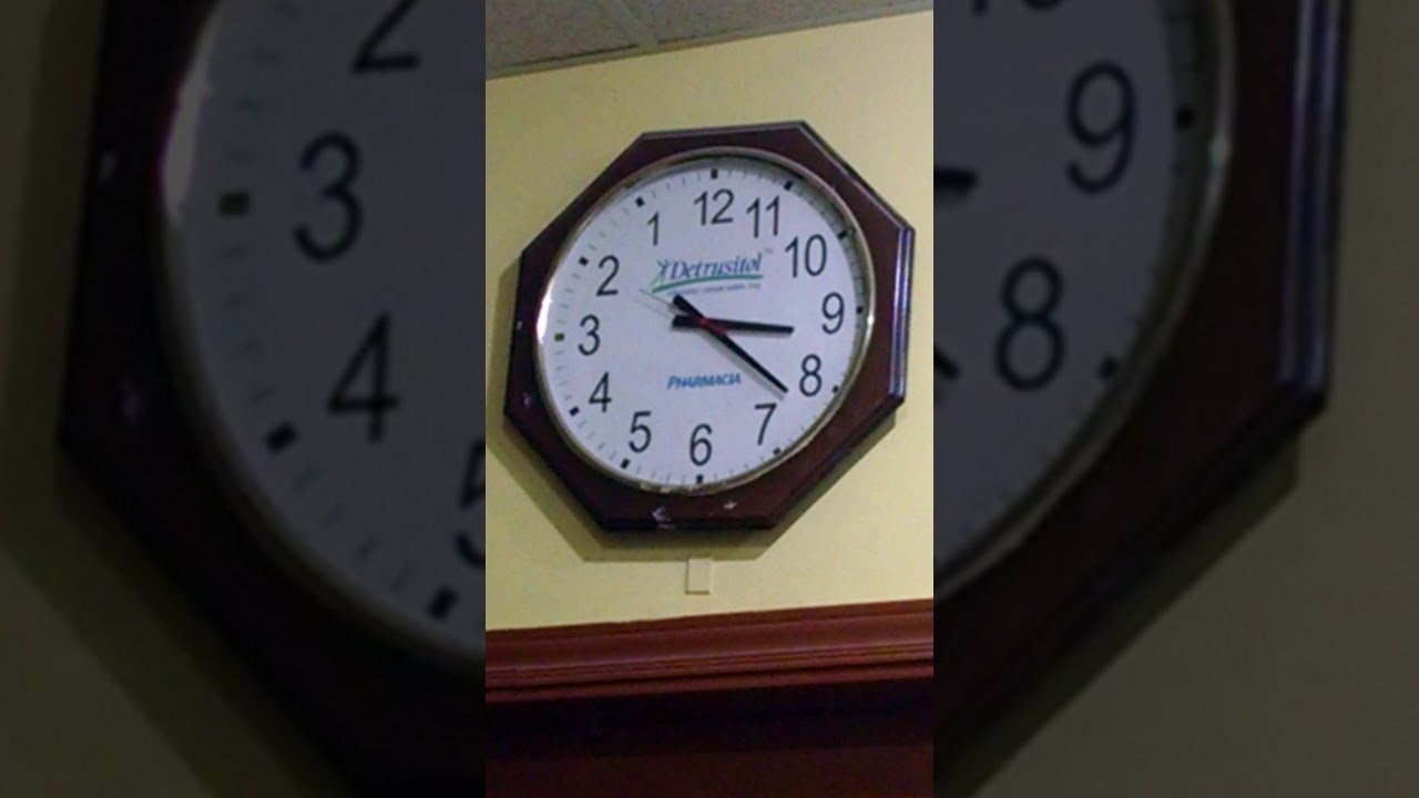 wow amazing anti clockwise clock - YouTube