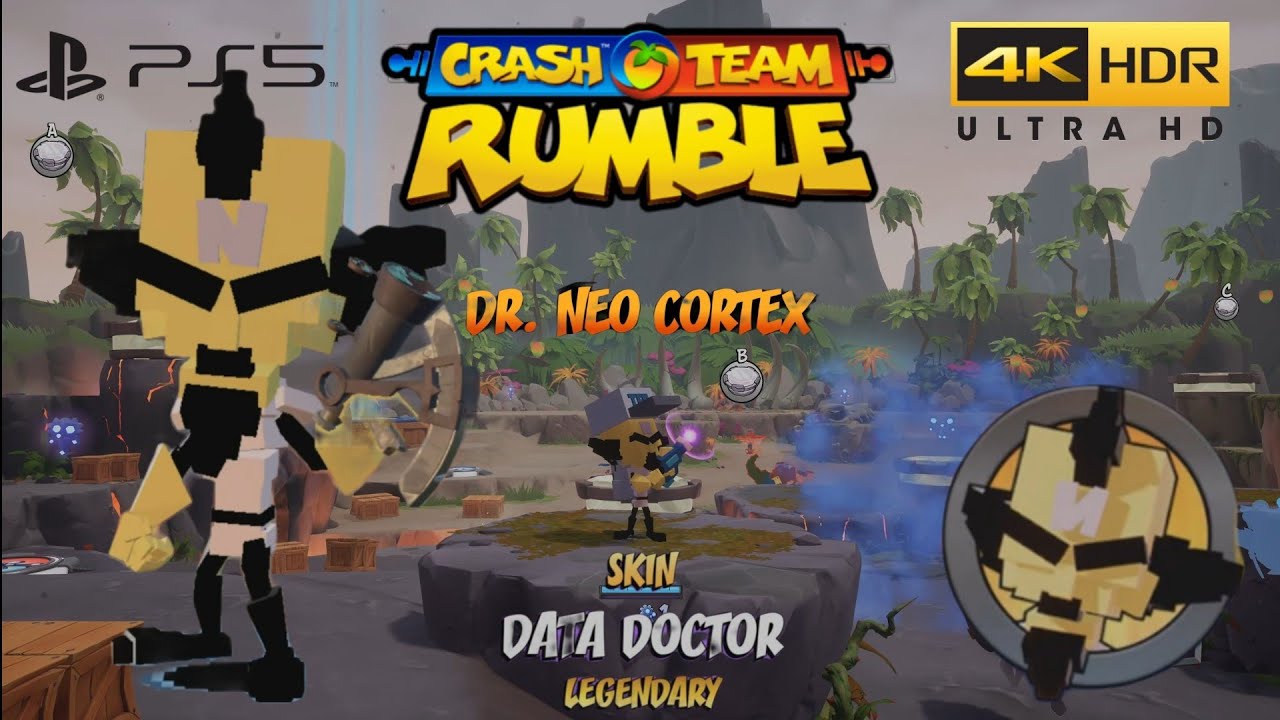 Crash Team Rumble: Competitive: Dr. Neo Cortex Data Doctor Skin (PS5) (4KHDR) - YouTube