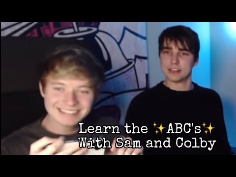 Learn the Alphabet with @Sam and Colby