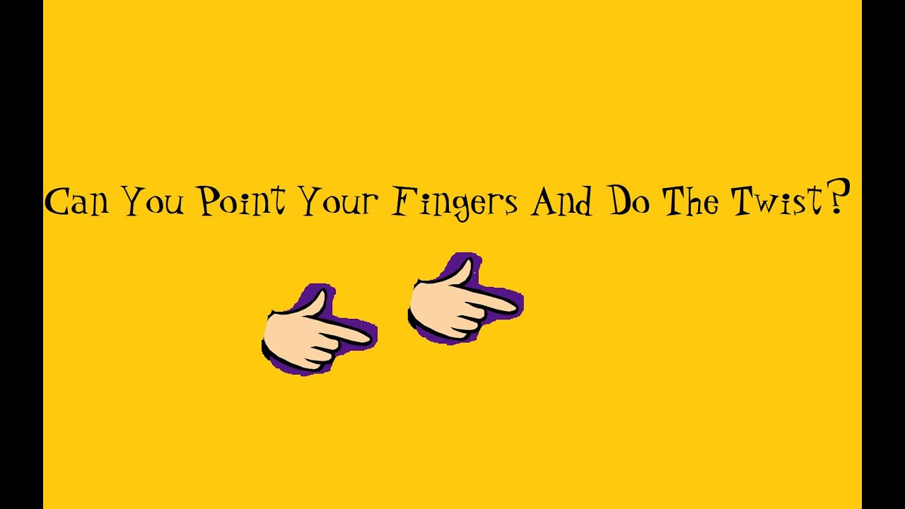 James Wiggle Can You Point Your Fingers And Do The Twist Cover - YouTube