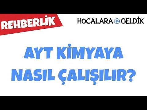 AYT Kimyaya Nasıl Çalışmalıyız?