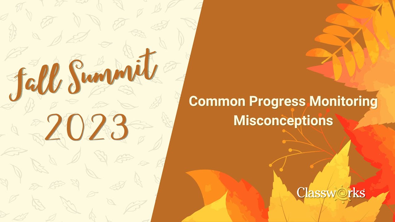 Common Progress Monitoring Misconceptions - YouTube