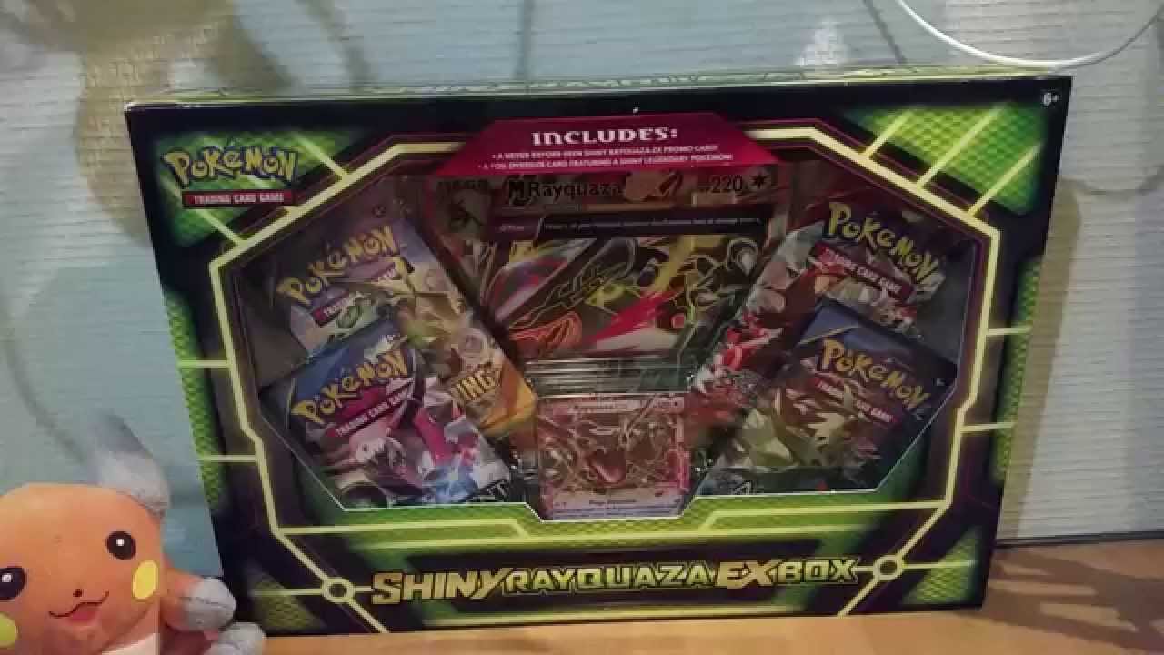 shiny rayquaza ex box #1 - YouTube