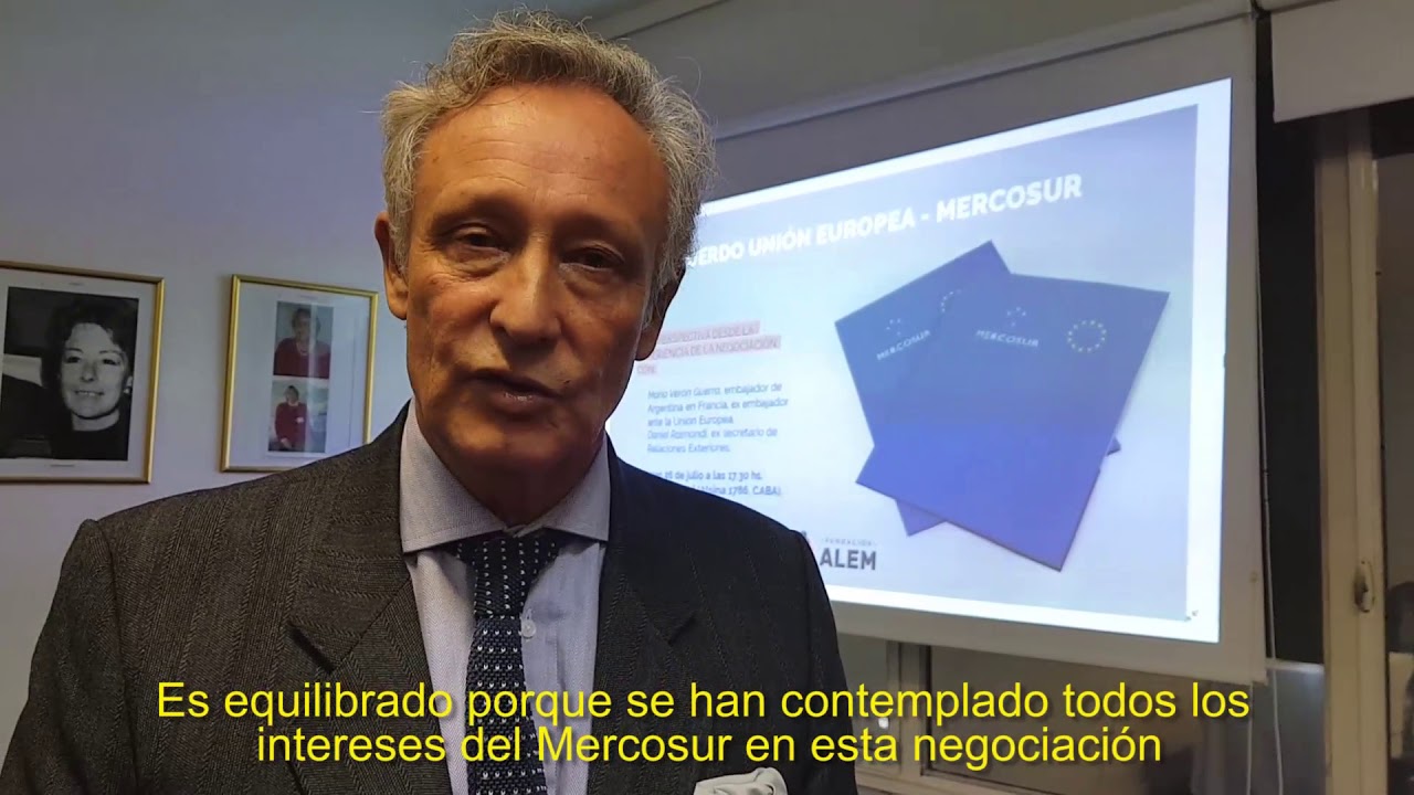 Mario Verón Guerra, sobre el acuerdo entre la Unión Europea y el ...