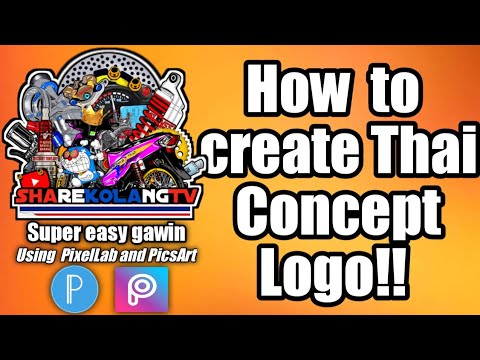 How to create Thai Concept Logo/Sticker - YouTube
