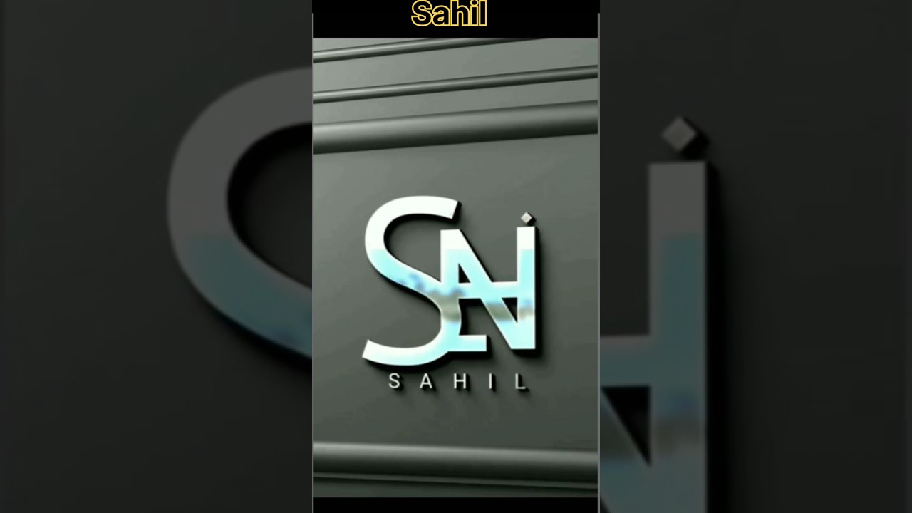 #Sahil #name #logo#design #logo_designer#girls_name #logo_maker# ...