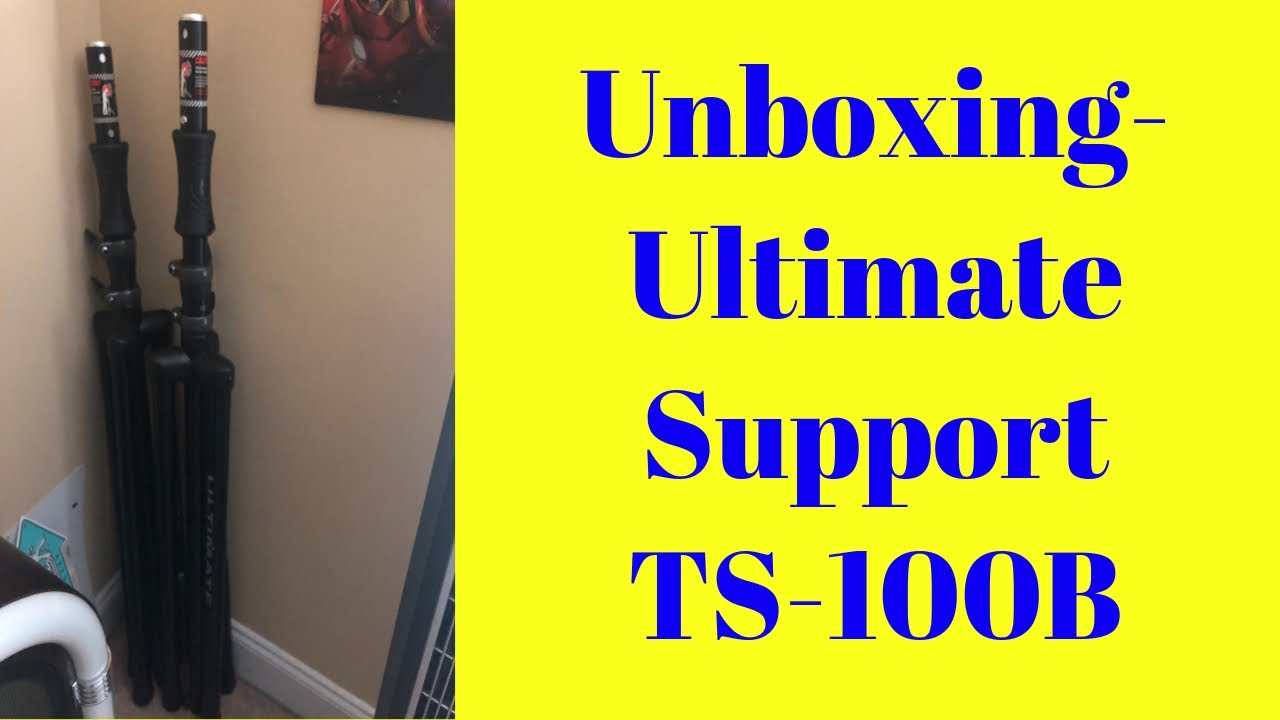 Unboxing ultimate Support TS 100B Speaker Stands - YouTube