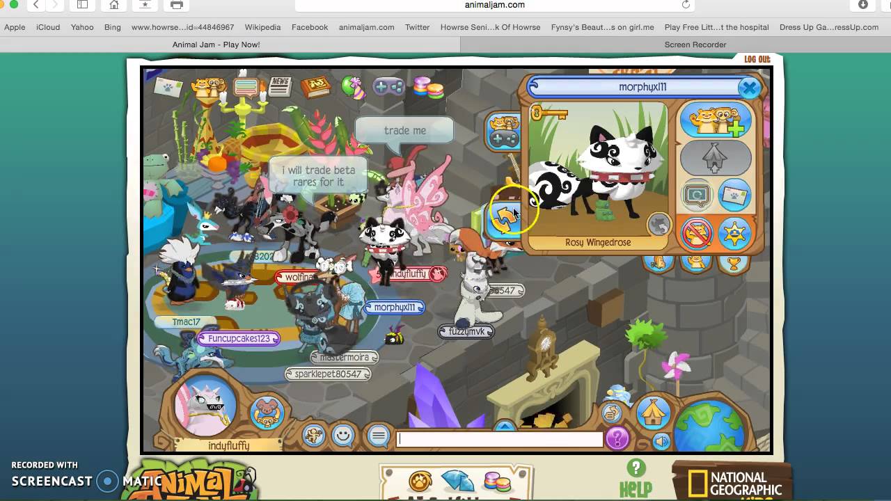 animal jam trading - YouTube