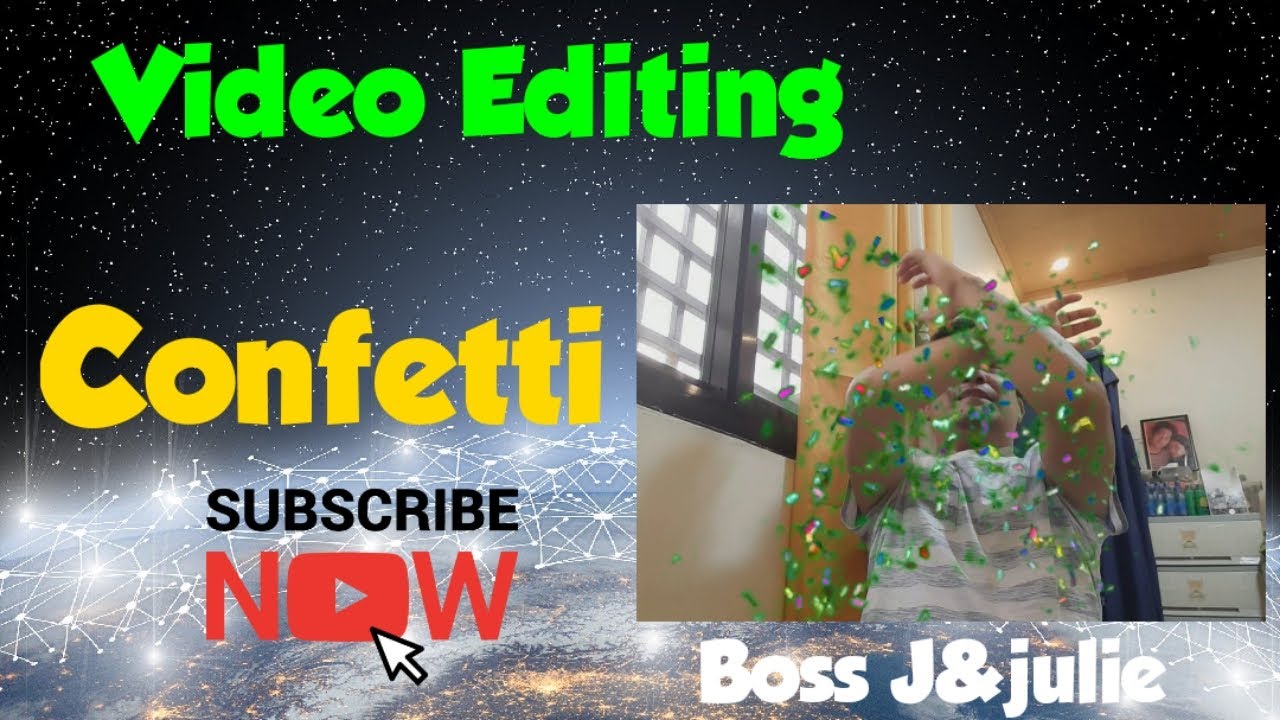 How to use Chroma key for the Confetti - YouTube