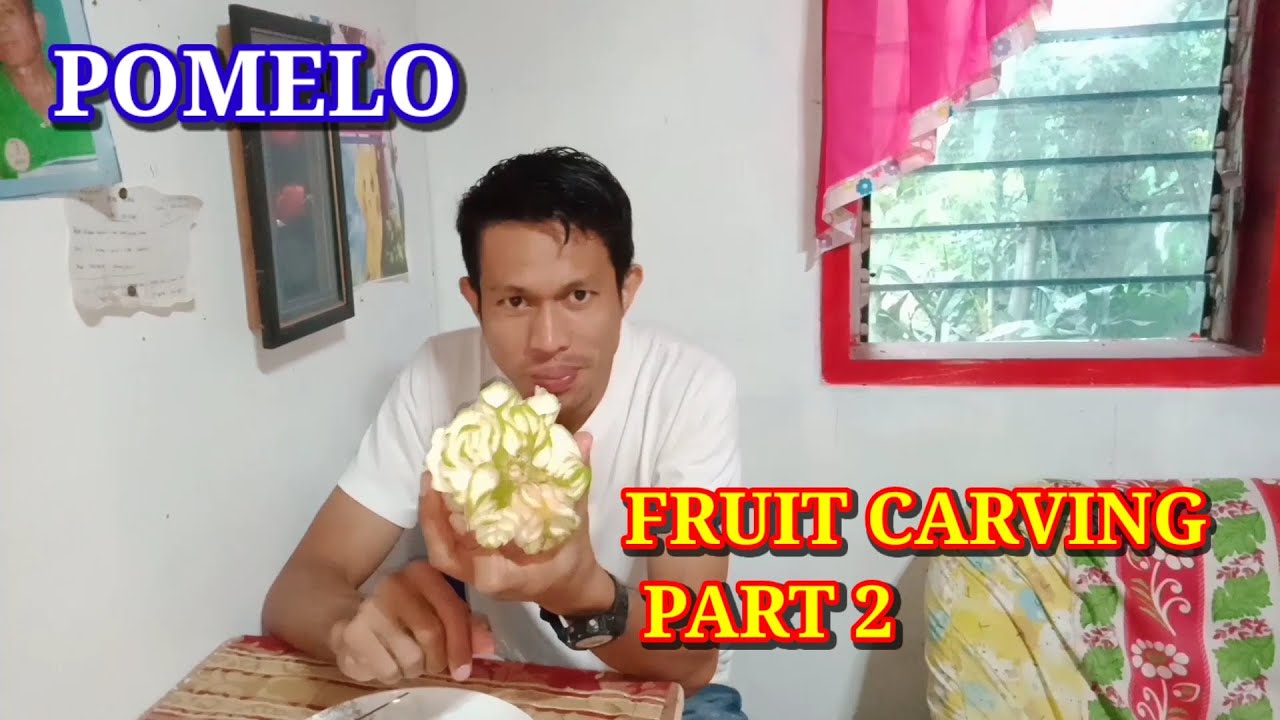 POMELO FRUIT CARVING - YouTube