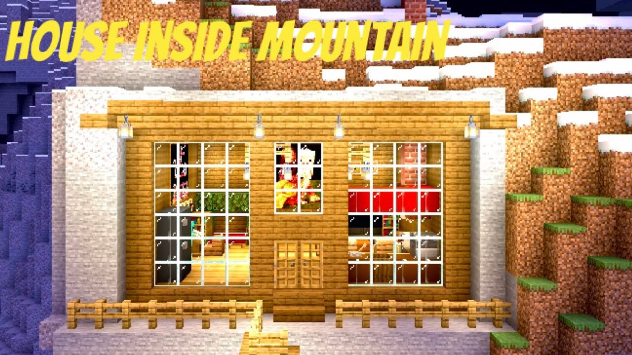 House inside mountain,how to build | Minecraft - YouTube