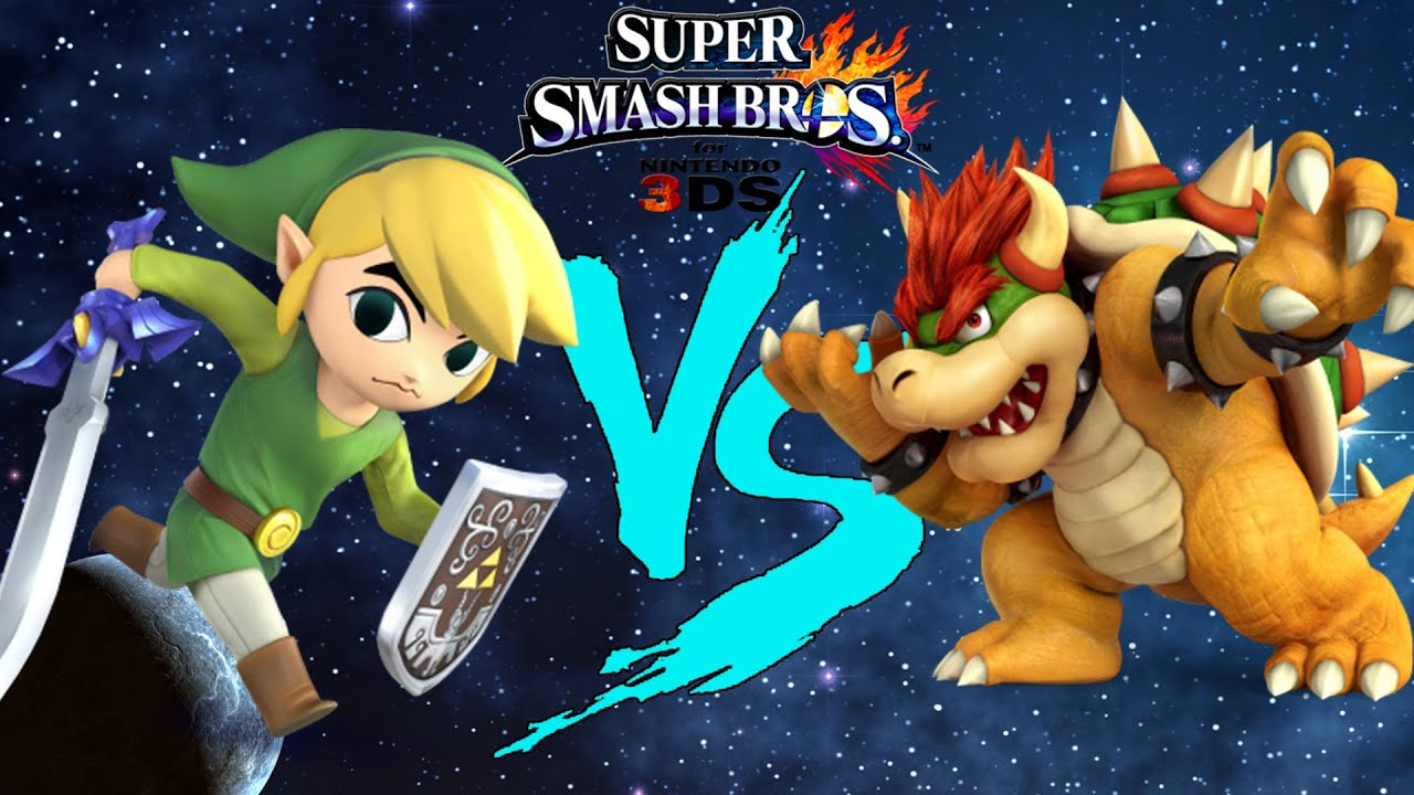 Toon Link vs Bowser - YouTube