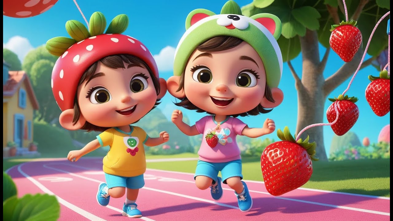Strawberry Family Song – Count Them All! | Fun Fruit Counting Song for ...