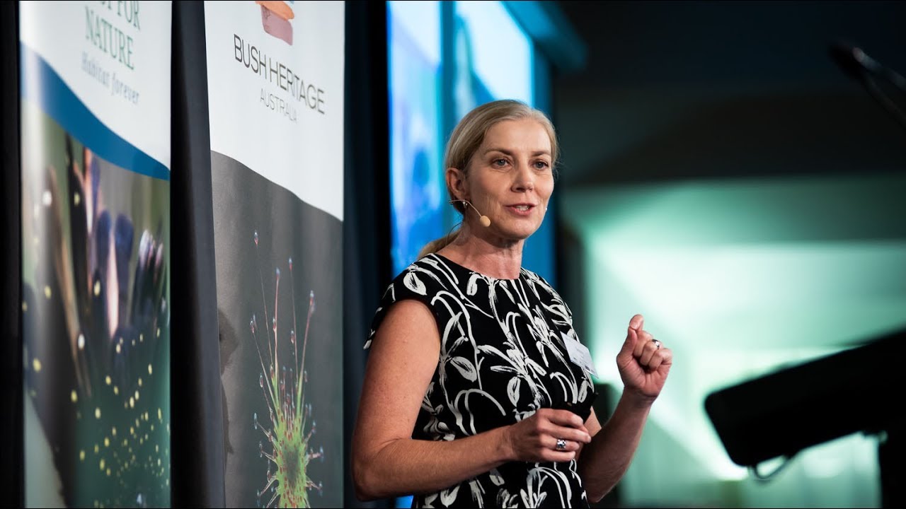 Jenny Gray speaks about fighting extinction at the 2019 Women and ...