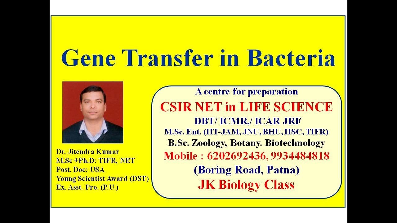 Gene trasnfer in bacteria, Lederberg & Tatum’s Experiment, Davis U tube ...