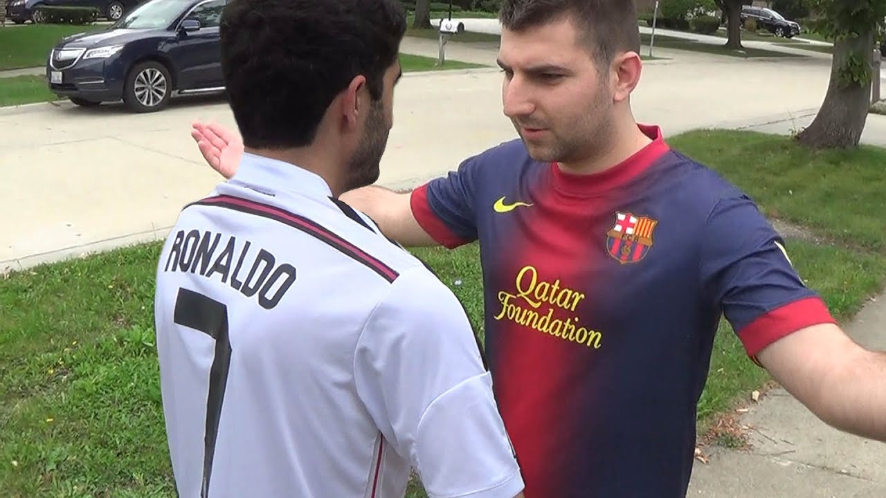 Cristiano Ronaldo vs. Messi - Fight Each Other | In Real Life! - YouTube