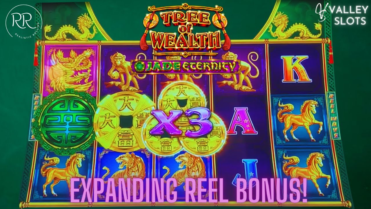 Special Expanding Reel Bonus on Tree of Wealth Slot Machine - YouTube