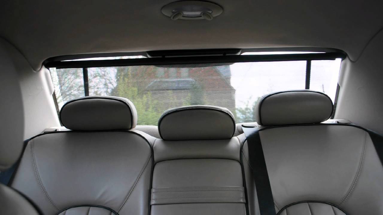 Rover 75 Electric Rear Sunblind Test - YouTube