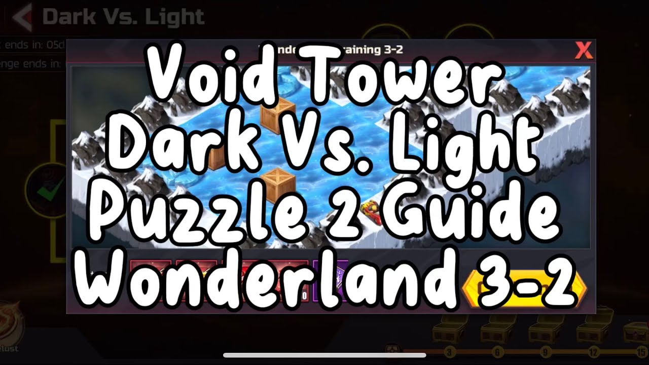 SFD: Void Tower Dark Vs. Light Puzzle 2 Guide Wonderland 3-2 Street Fighter Duel - YouTube